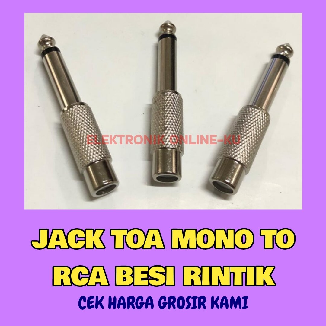 JACK TOA MONO TO RCA BESI RINTIK | Lazada Indonesia