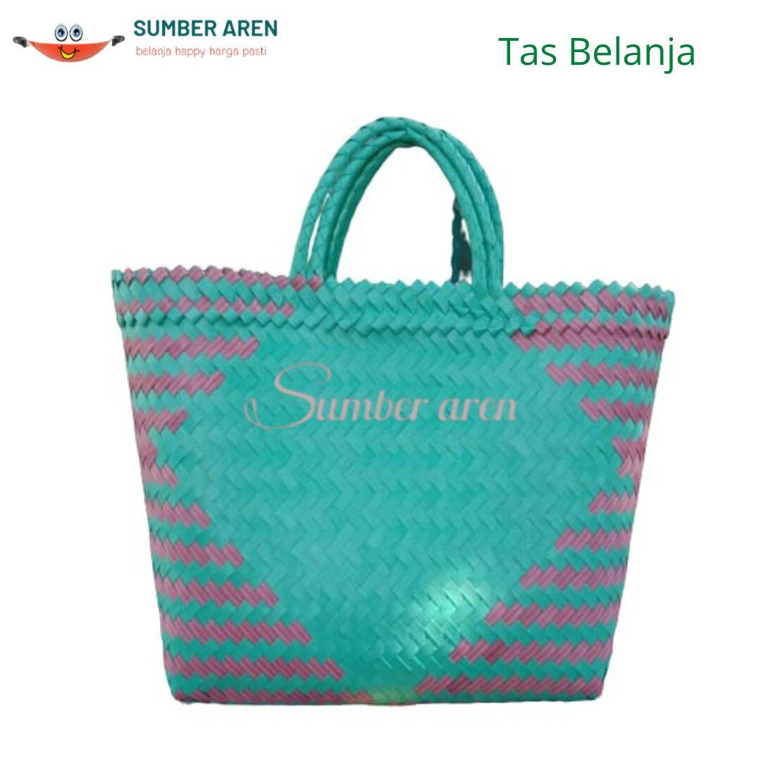 Tas Anyam Plastik Kantong Belanja Anyaman Plastik Tas Belanja Tas Anyam ...