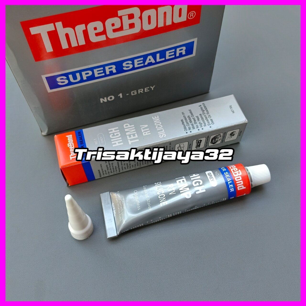 LEM THREEBOND GREY 30ML/LEM LIM PACKING PAKING PERPAK GASKET MOTOR MERK ...