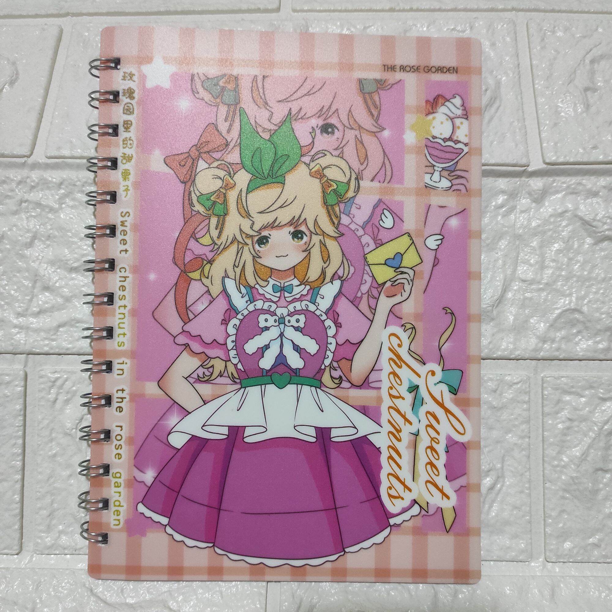 Diary Anime - Diary Warna Pastel - Cover Mika Tebal - Notes Motif Anime ...