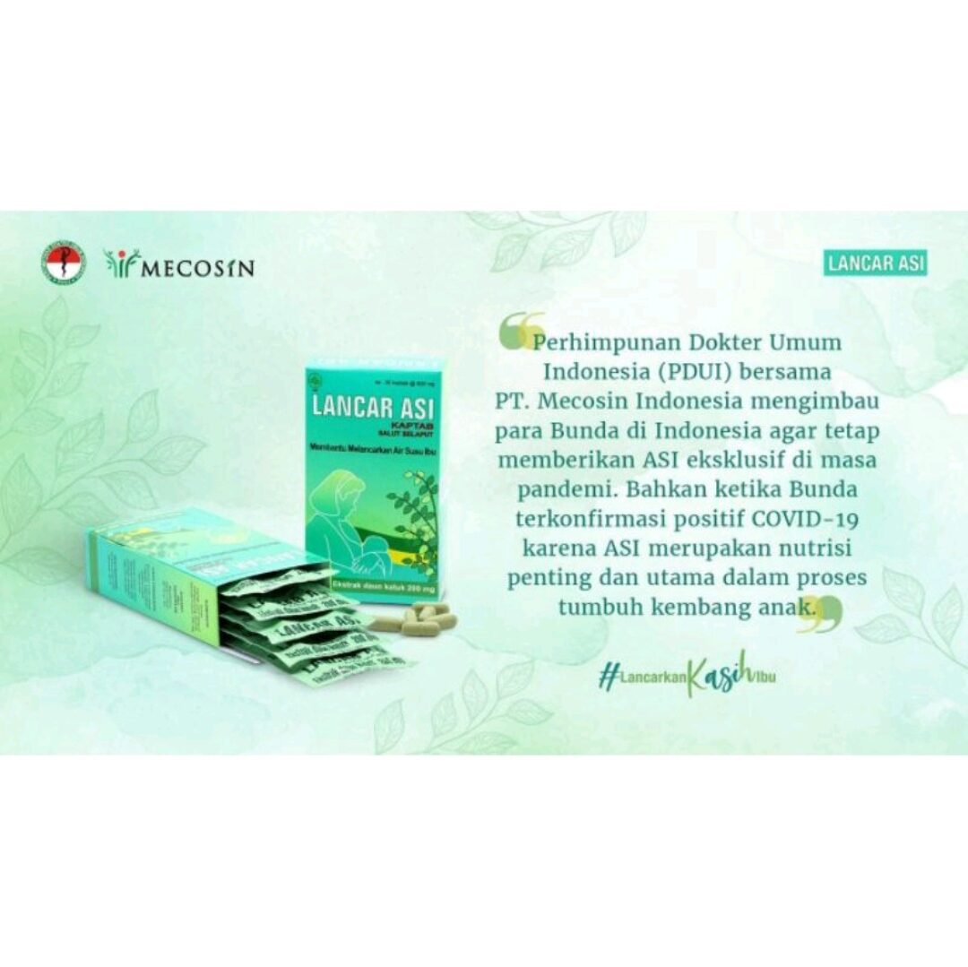 Mecosin Lancar Asi Dari Ekstrak Daun Katuk 200 Mg Pelancar Asi - Isi 6 ...
