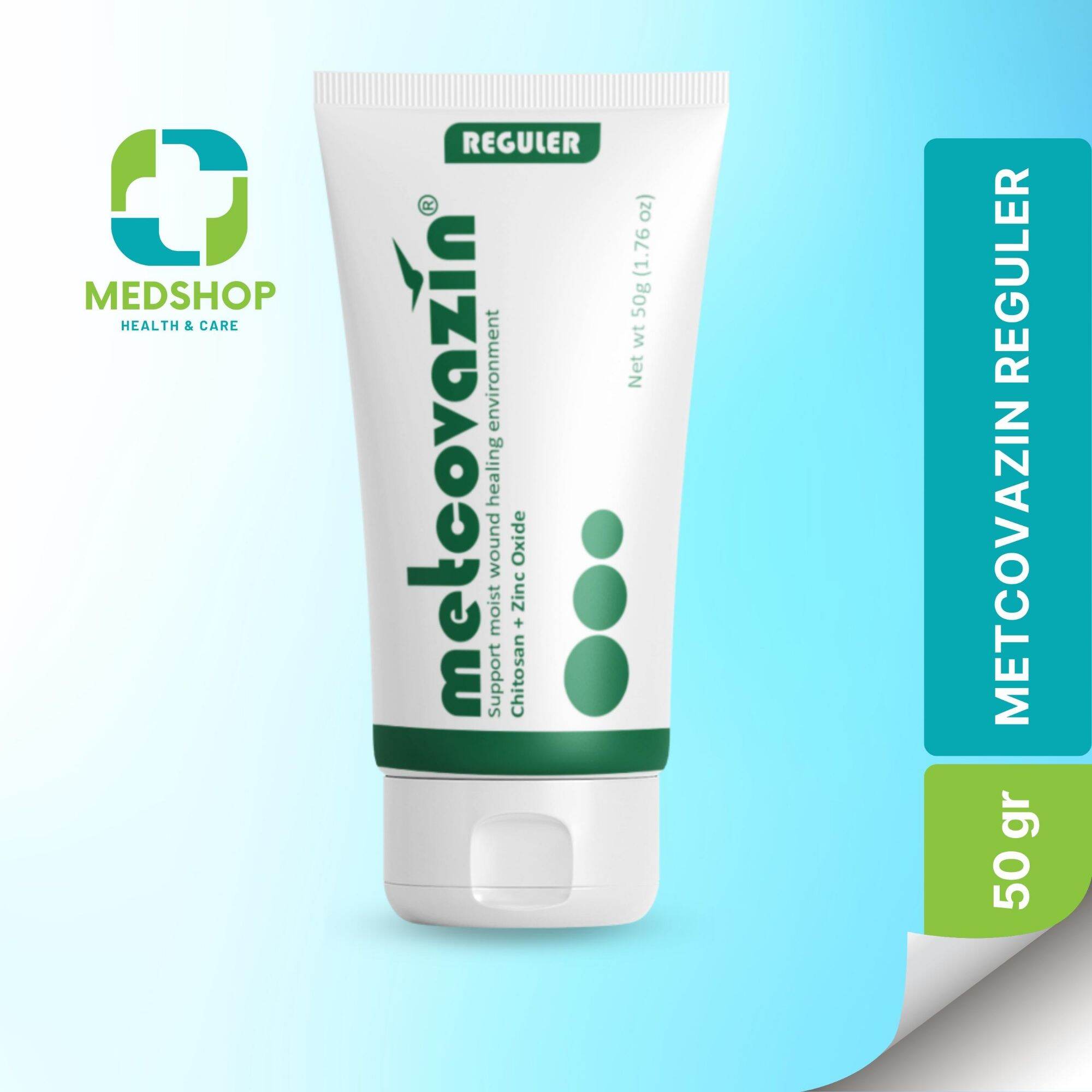 Metcovazin Reguler 50gr 50 gr, Obat Luka, Salep Luka, Luka Bakar, Cream ...