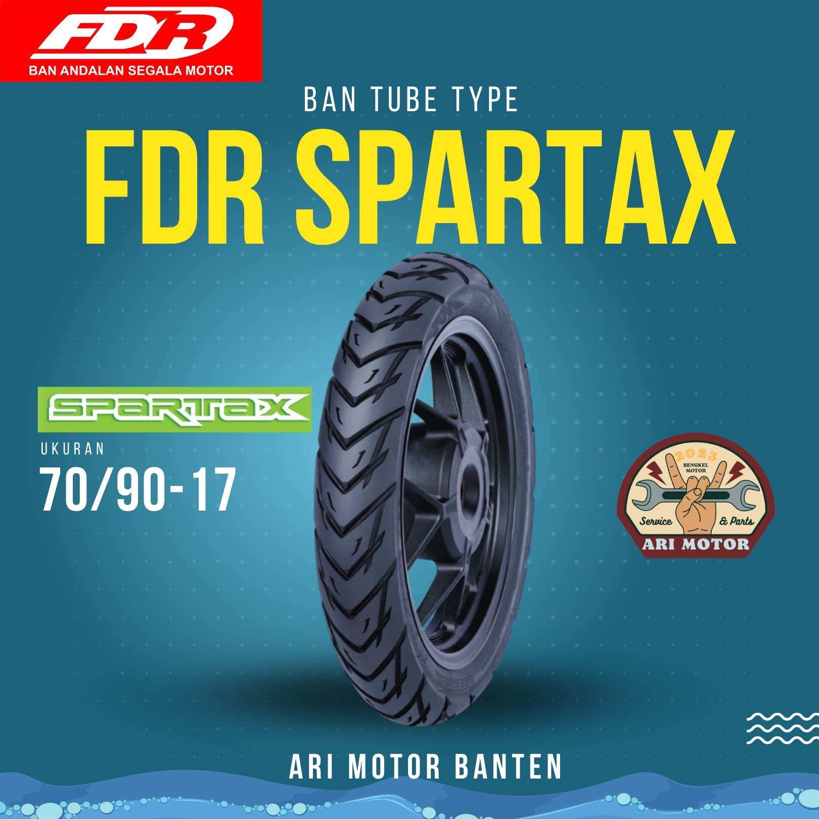 Ban Luar FDR Spartax ring 17 ukuran 70/90 Tube Type | Lazada Indonesia