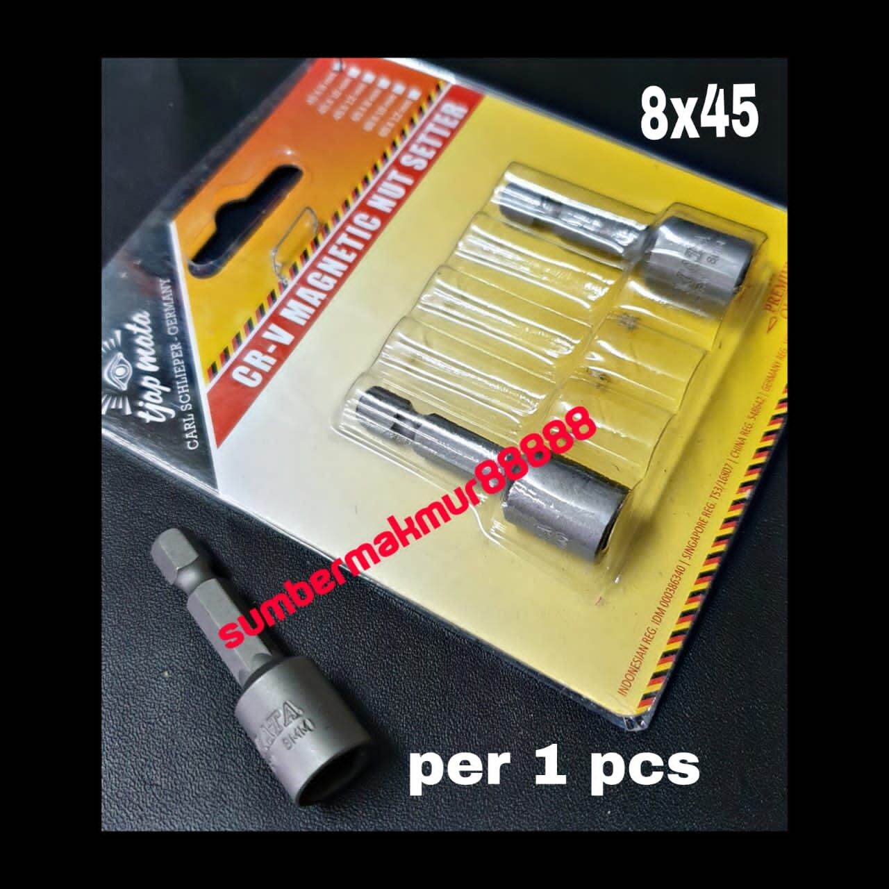 Magnetic hex nut setter tjap mata 8mm x 45mm | Lazada Indonesia
