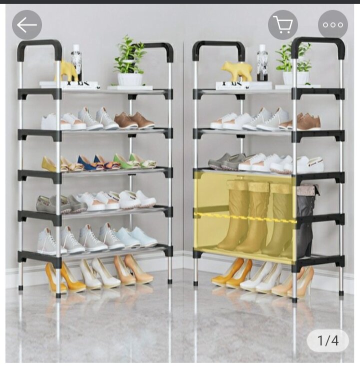 Rak sepatu besi 5 susun | Lazada Indonesia