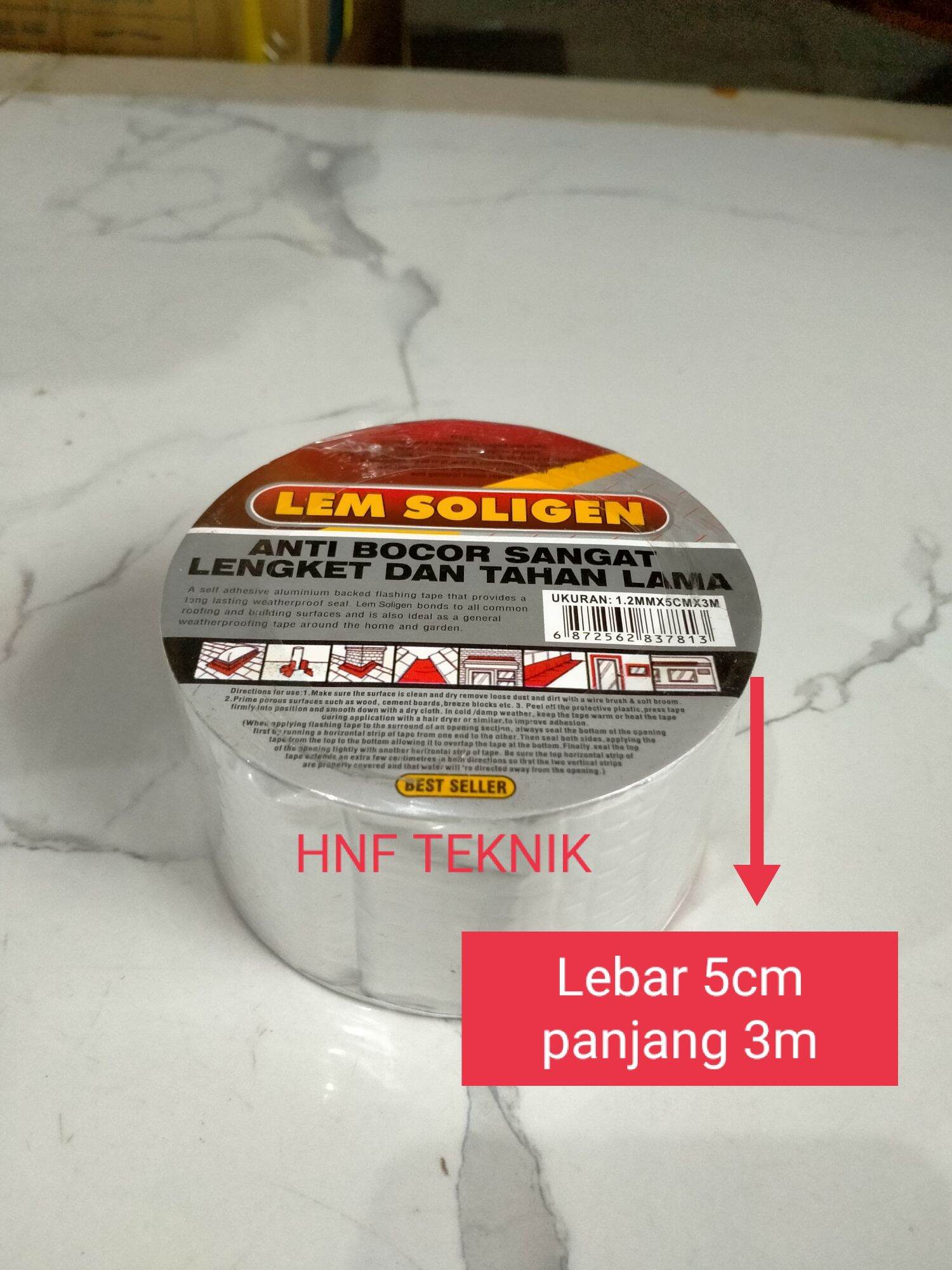 Lem Seng Lem Anti Bocor Tambal Talang Asbes Lem Seng Soligen 3m Lazada Indonesia