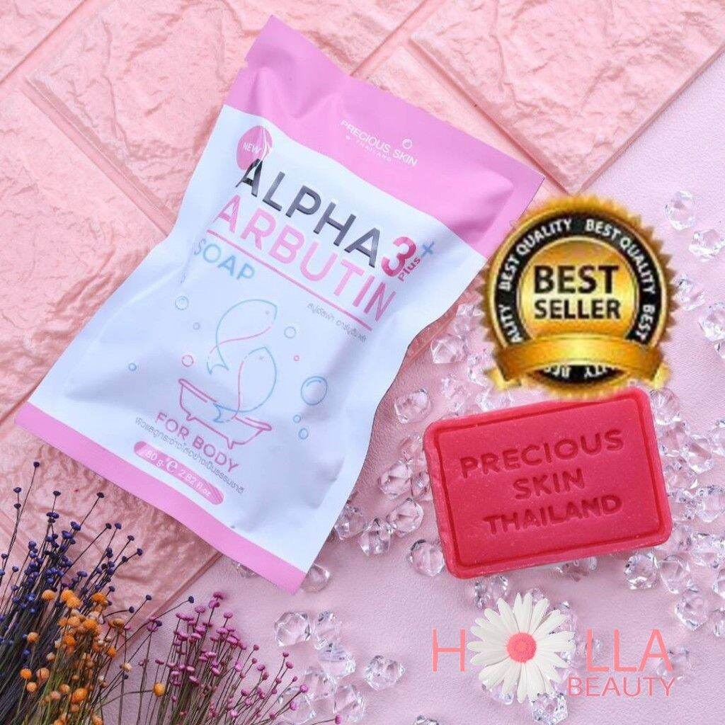 ALPHA ARBUTIN 3 PLUS COLLAGEN WHITENING BODY SOAP SABUN ALFA | Lazada ...