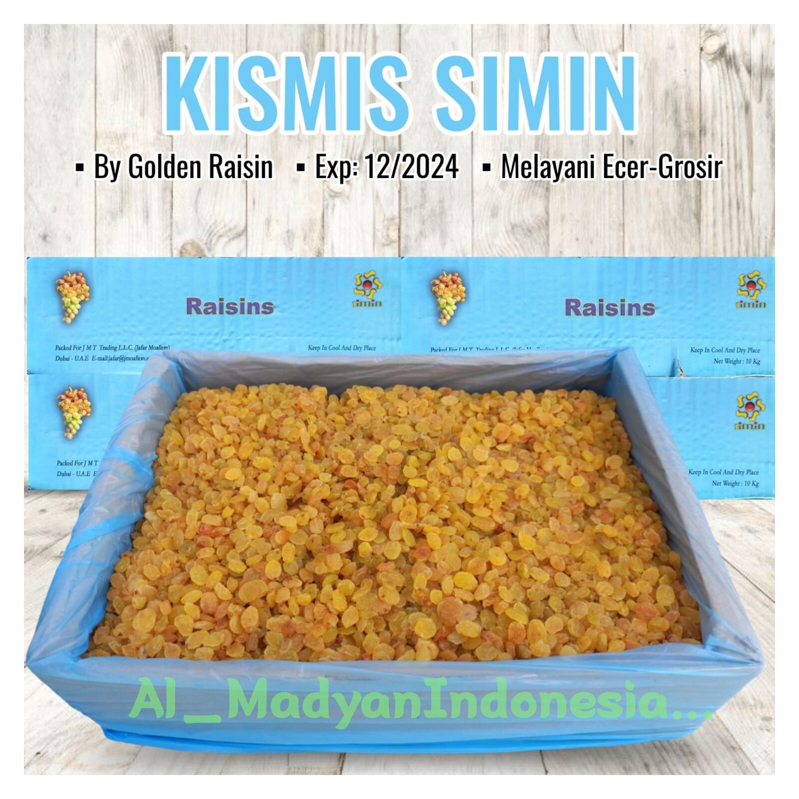 kismis Simin ( emas ) Original premium class penguat hafalan anak ...