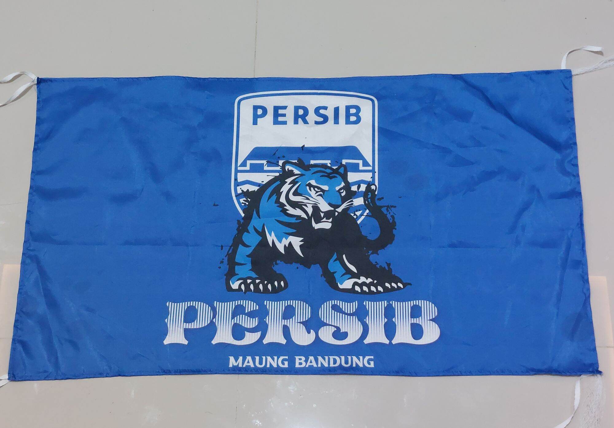 BENDERA PERSIB SUBLIM BAHAN SATIN | Lazada Indonesia