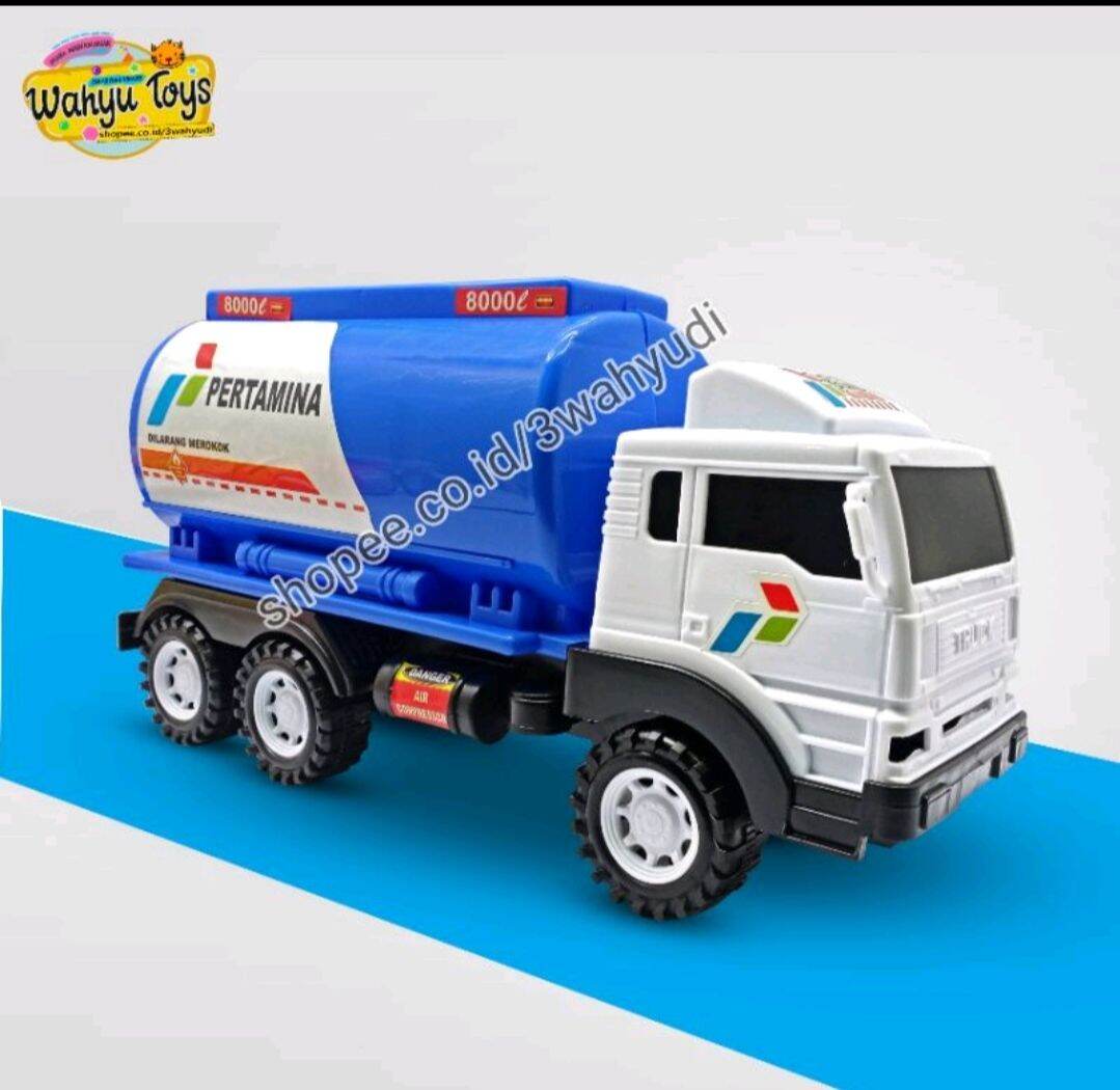 Mainan Mobil Truck Tangki Pertamina Jumbo ST2060 | Lazada Indonesia