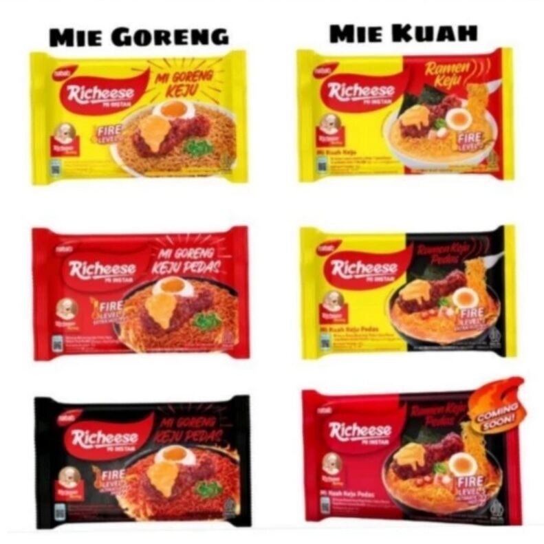 Mie Richeese Nabati - Mi Instan Goreng Ramen | Lazada Indonesia