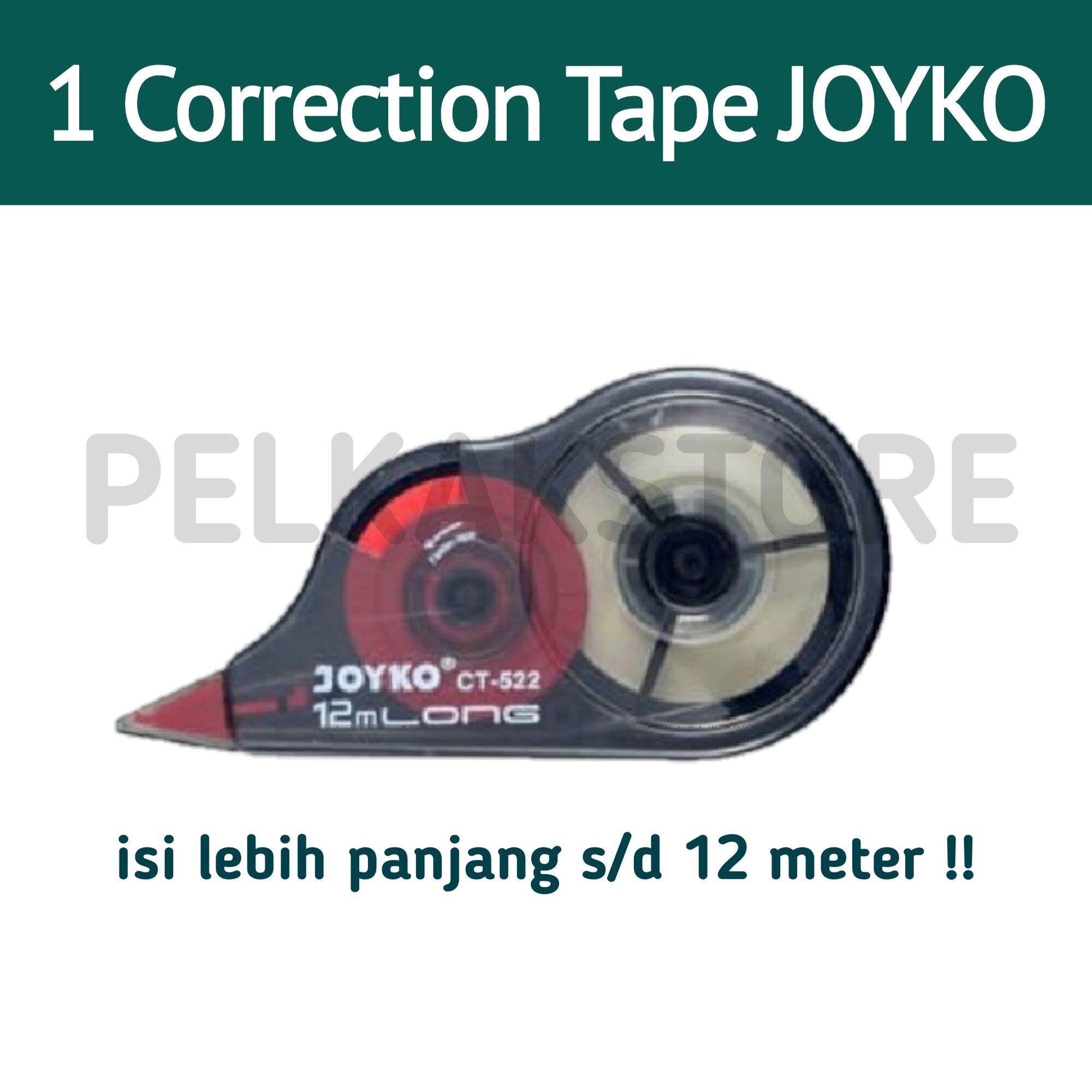 Correction tape Joyko tipex roll panjang 12 meter | Lazada Indonesia