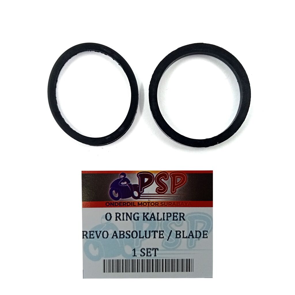 Oring Kaliper REVO ABSOLUTE (set isi 2) - Karet Seal Sil O Ring Piston Cakram Depan BLADE / BEAT ...