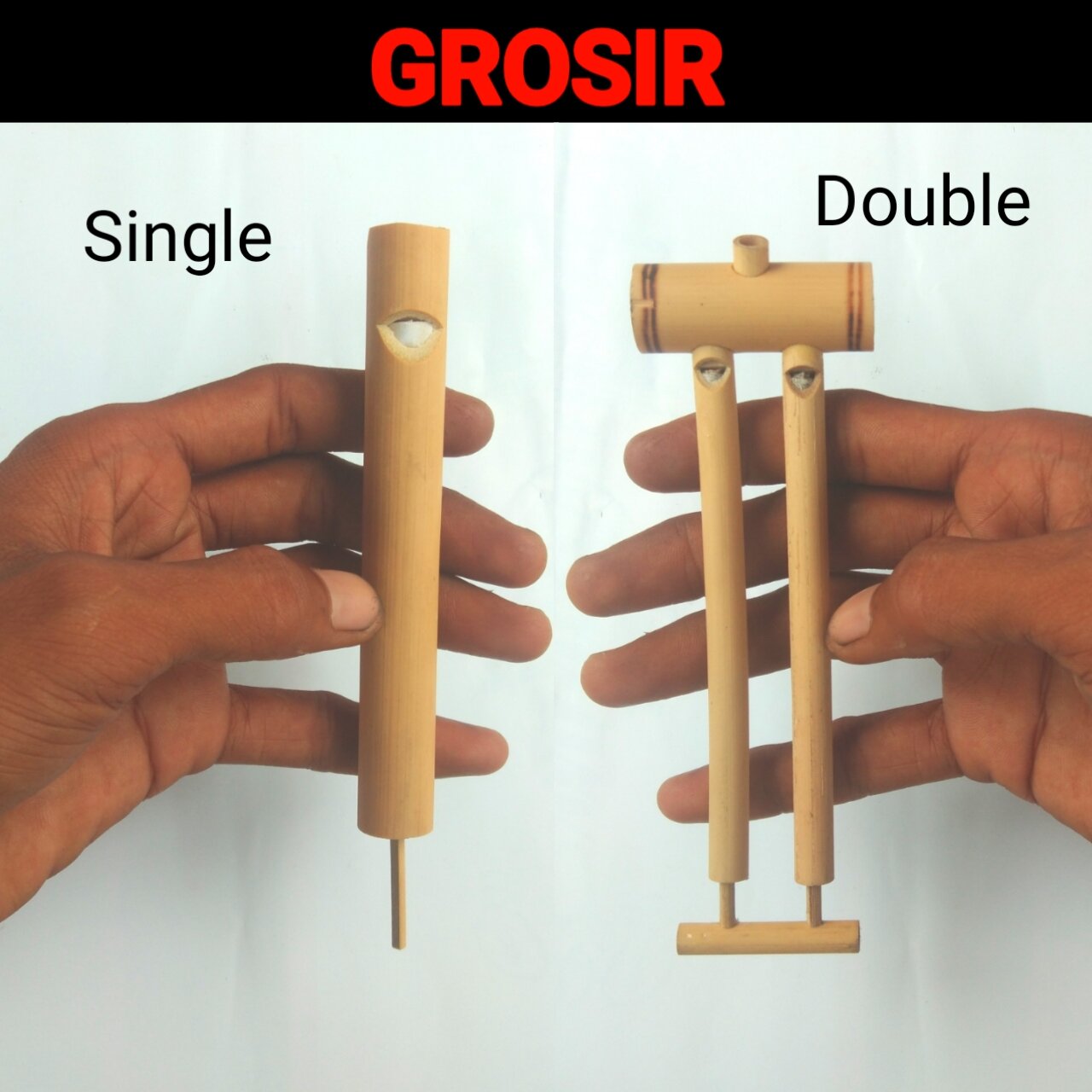 pluit bambu mainan tradisional Sempritan bambu niru suara burung bikin ...