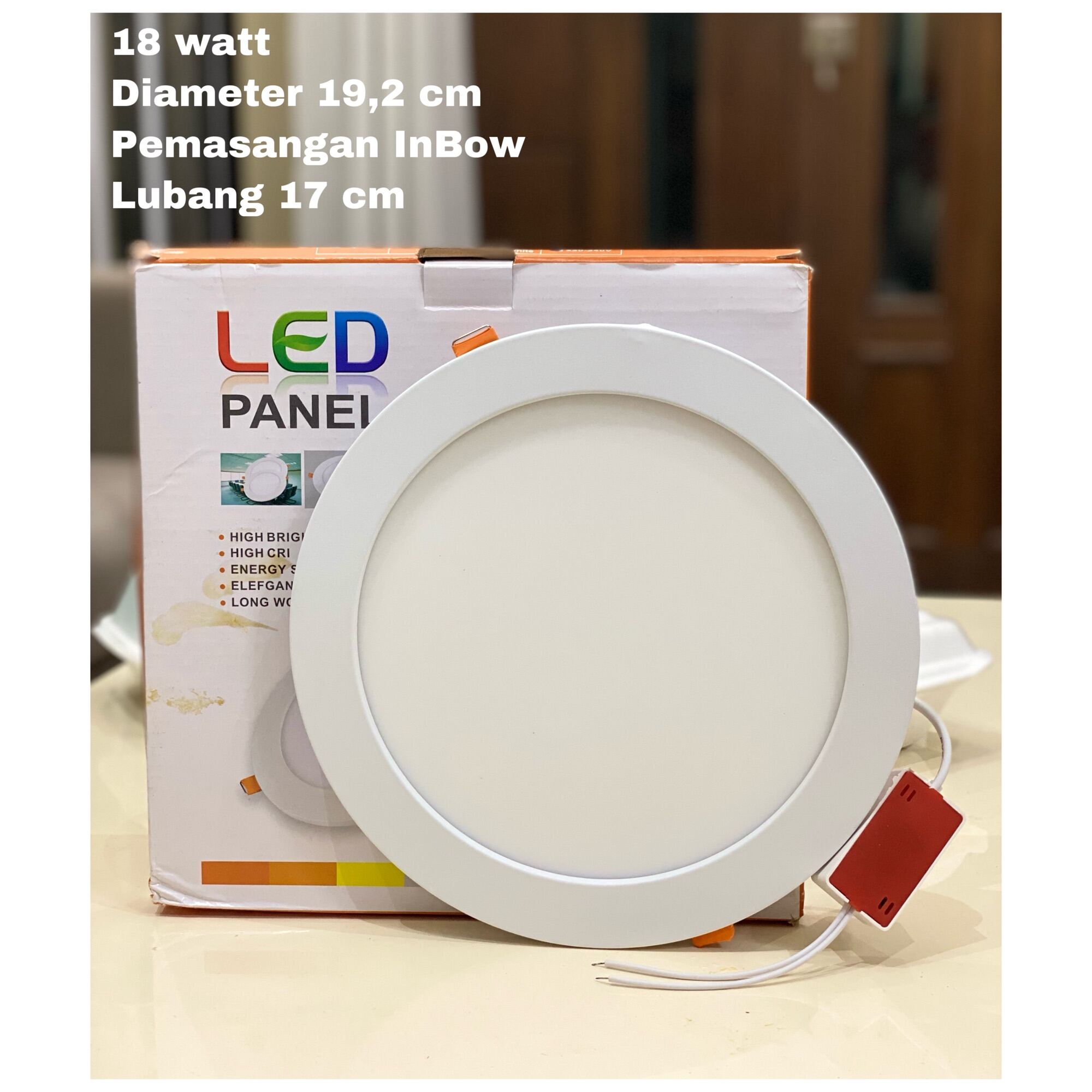 Downlight Led 18 Watt Inbow Bulat Led Panel | Lazada Indonesia