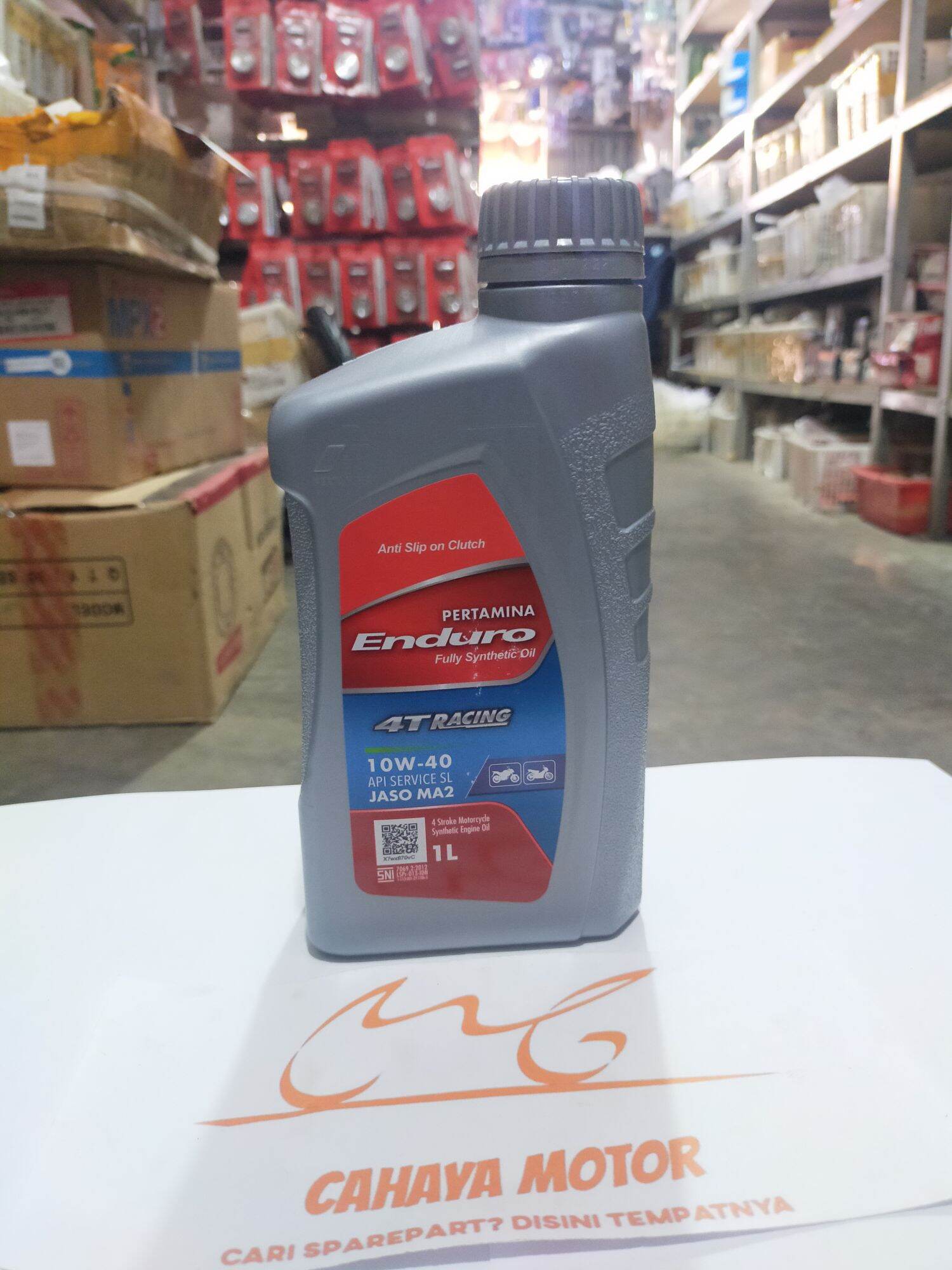 OLI PERTAMINA ENDURO RACING 1L UNTUK SEMUA JENIS MOTOR ORIGINAL 100% ...