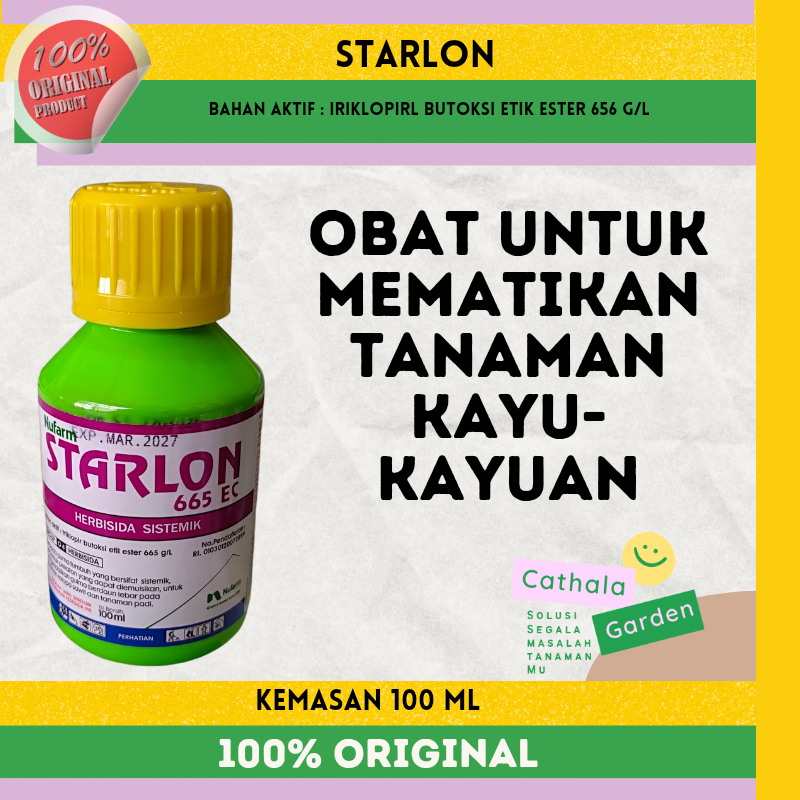STARLON KEMASAN 100 ML | HERBISIDA PEMBASMI TANAMAN KAYU-KAYUAN ...