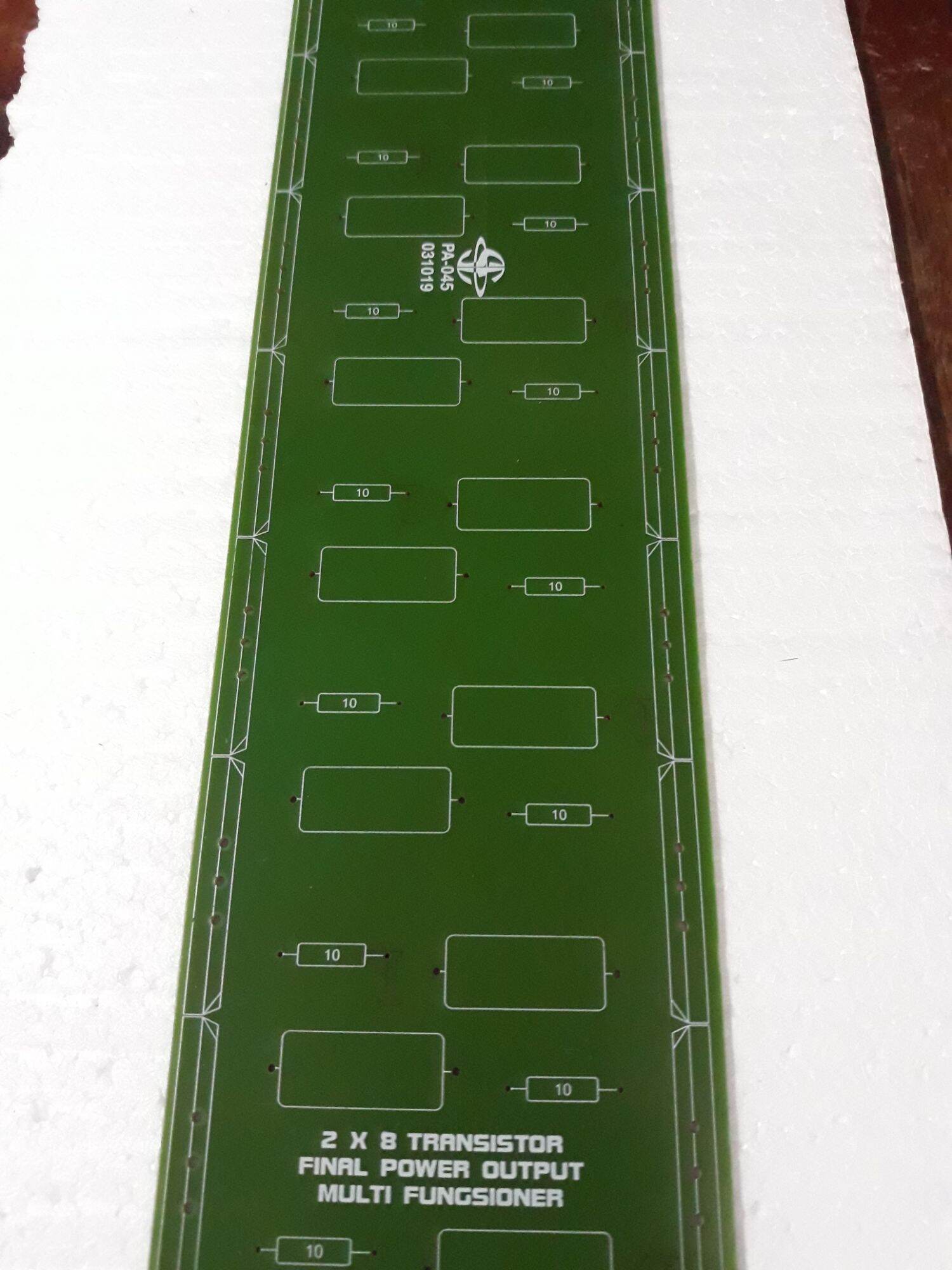 PCB TR FINAL SANKEN 2x8 Transistor final Power OUTPUT Multi Fungsi 2U ...