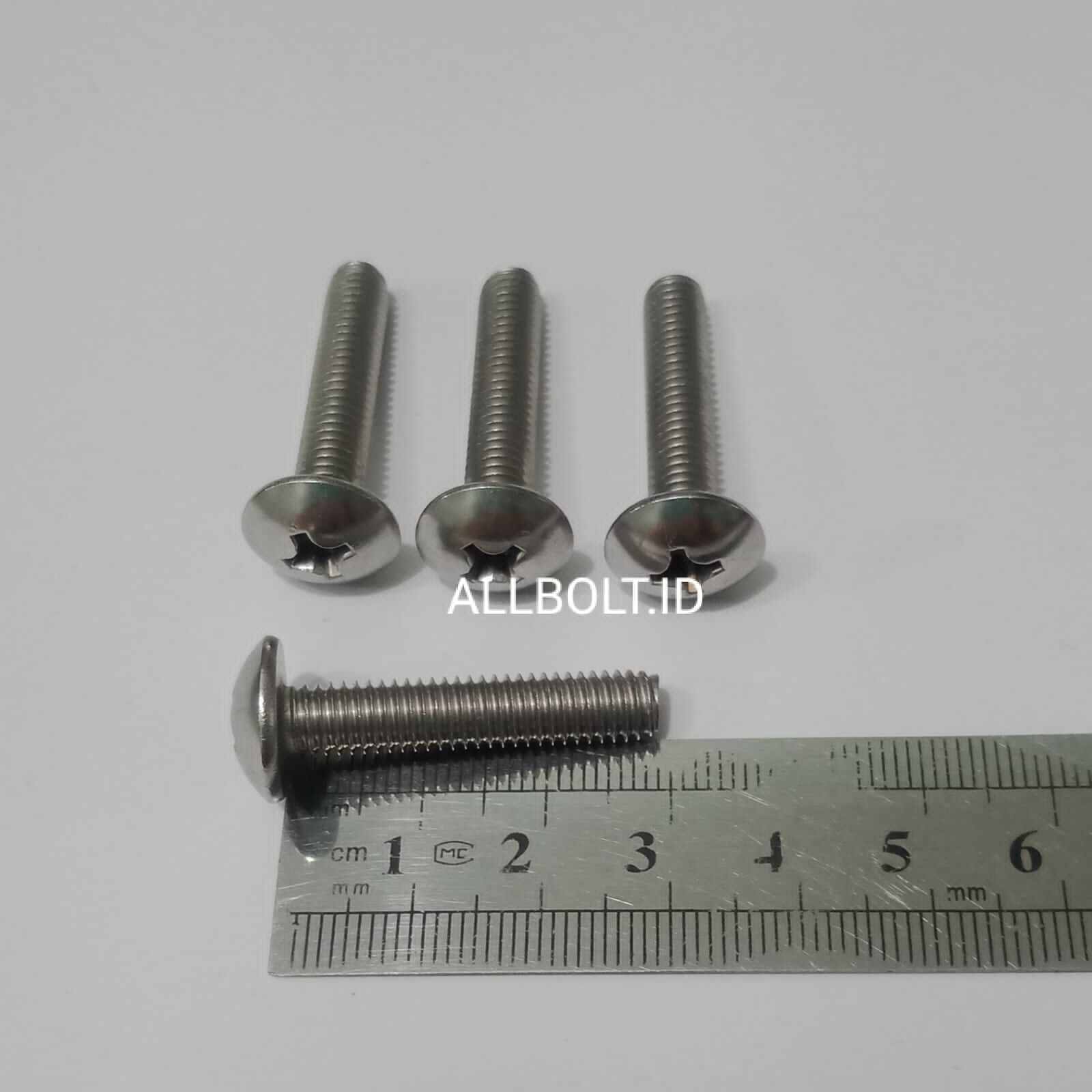 Baut JT stainless baut 10/6mm x 30mm (4biji) | Lazada Indonesia