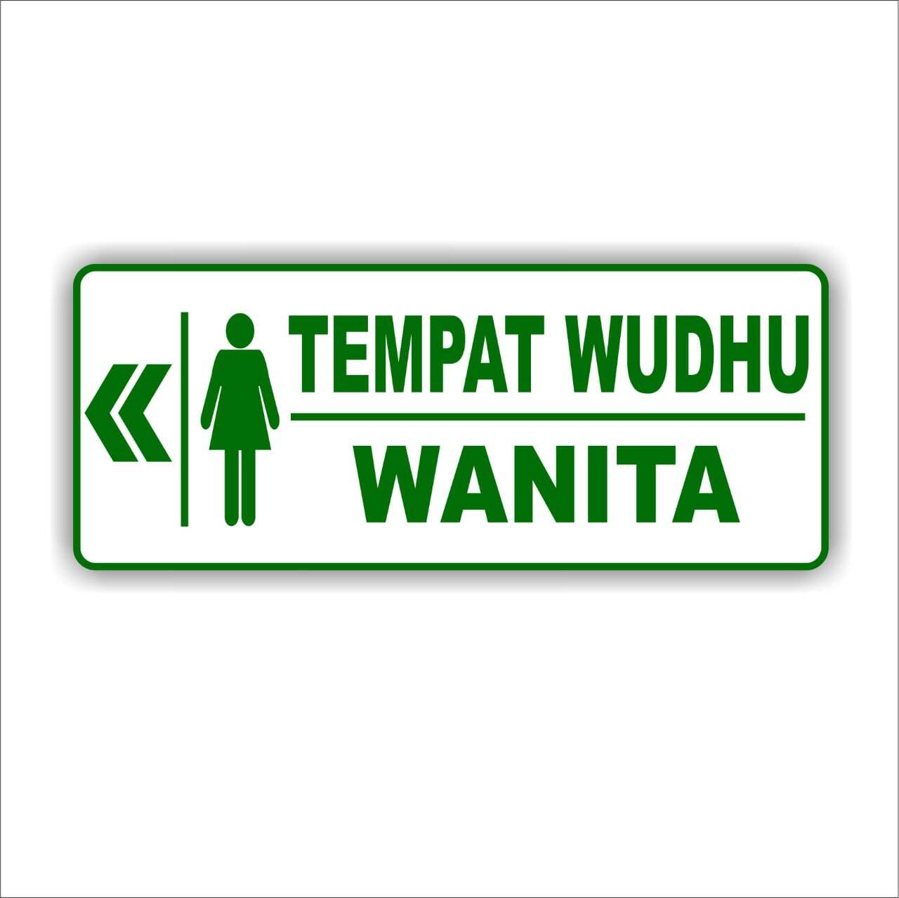 Papan akrilik tempat wudhu sign board | Lazada Indonesia