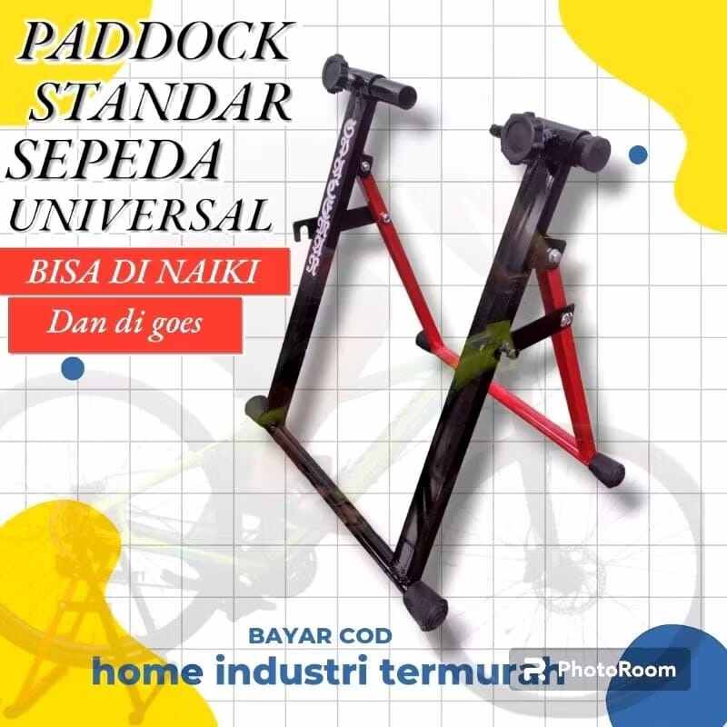 Standar paddock sepeda universal bisa dinaiki dan bisa dilipat | Lazada ...