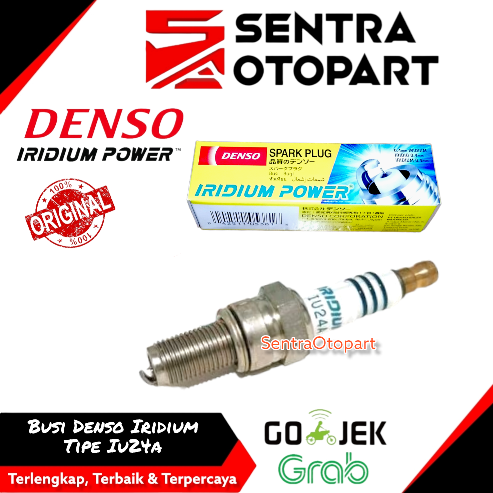 busi racing denso iridium satria fu. xeon tipe IU24A | Lazada Indonesia
