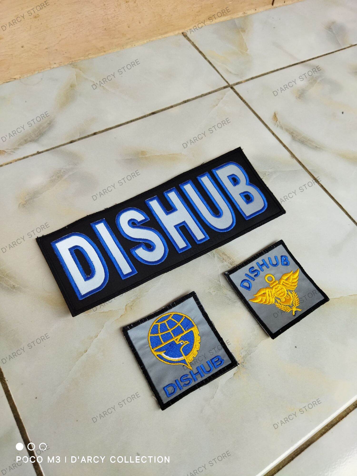 Logo DISHUB Buat Rompi/Sudah Pakai Perekat + Gratis Nama (Costum nama ...