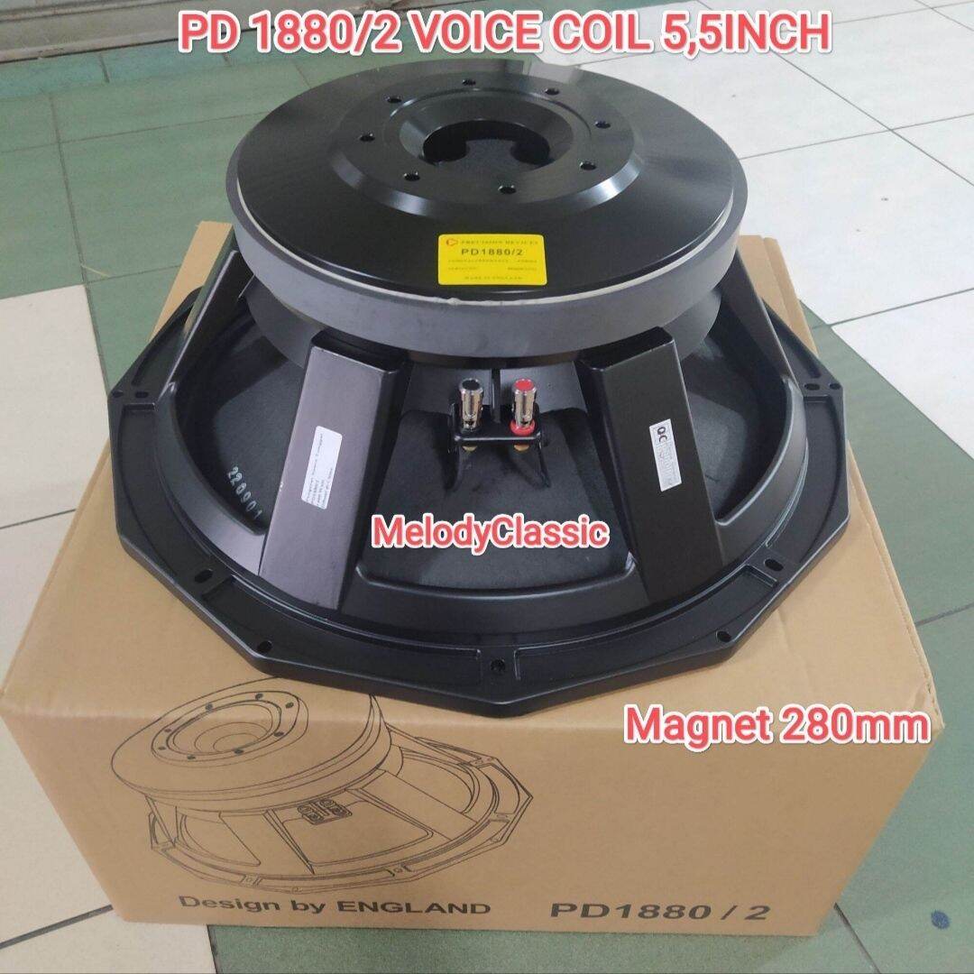 Speaker Komponen Precision Devices PD 1880/2 Vc 5,5" 18inch PD 1880/11 ...