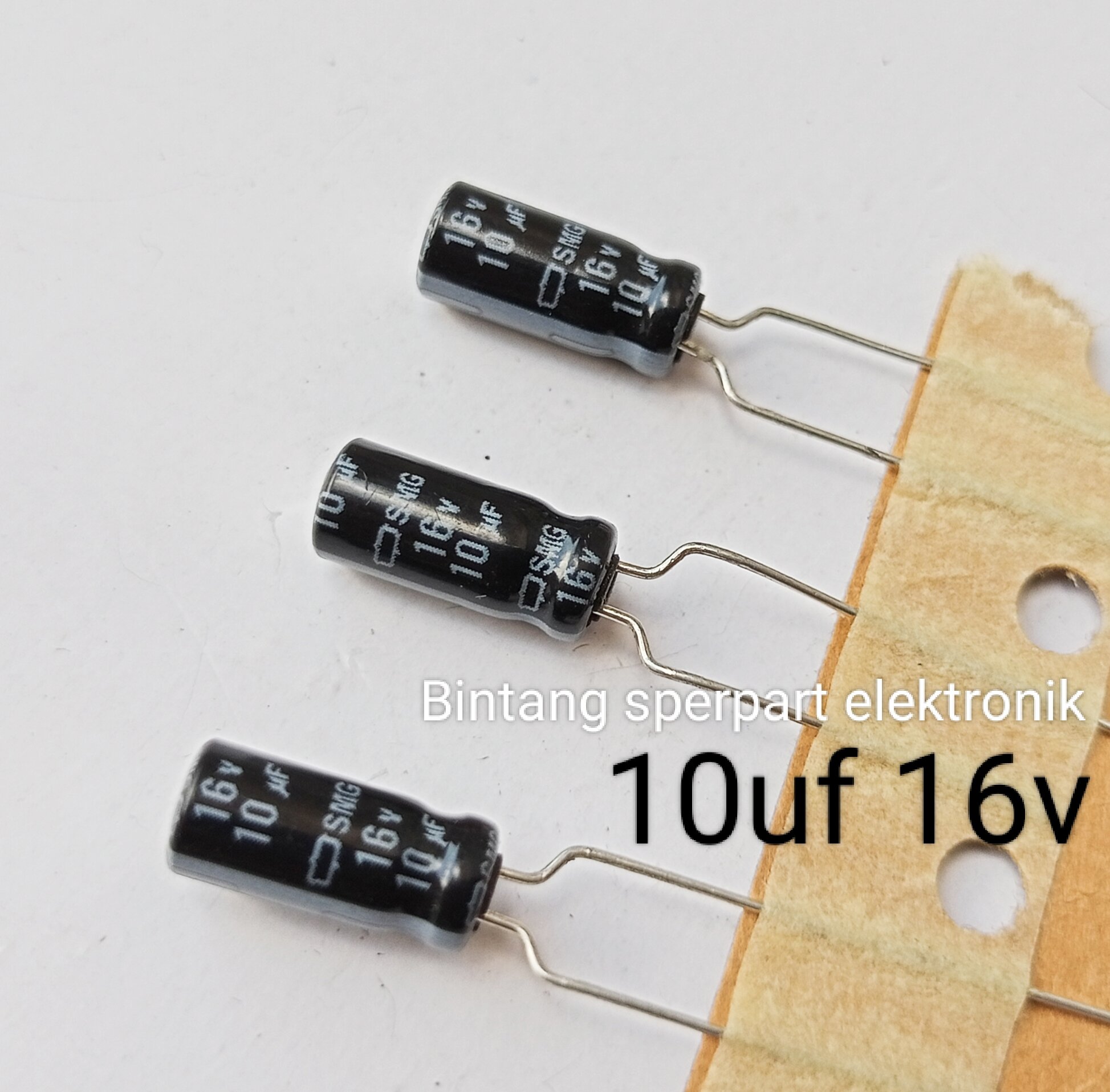 (10 Buah) KAPASITOR ELCO 10UF 16V CAPACITOR ELCO 10UF 16V KAPASITOR ...