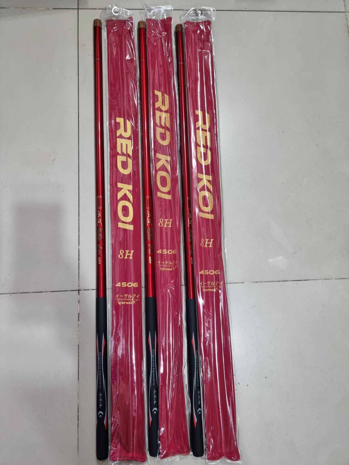 joran tegek iguruai red koi 8H kaku panjang 450 | Lazada Indonesia