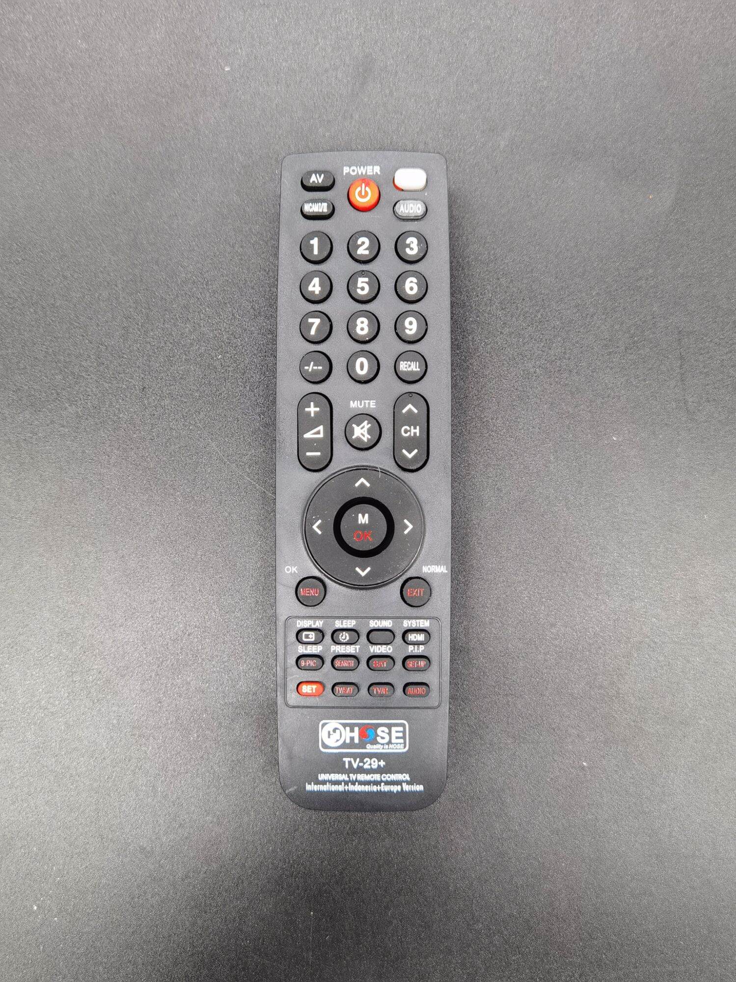 Remote TV Universal + Remote Receiver Universal 2in1, merek Hose harus ...