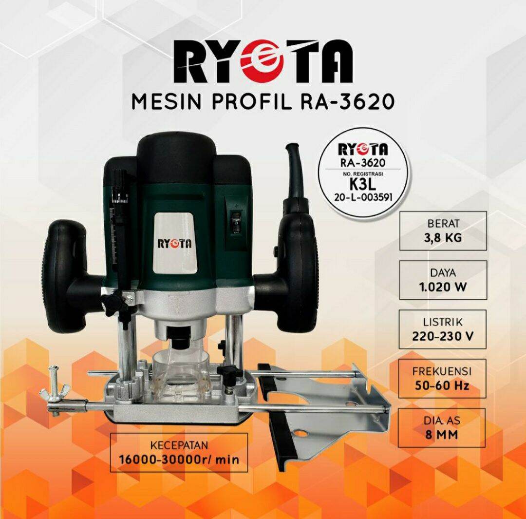 Mesin profil kayu Router skok RYOTA kusen ukir kayu | Lazada Indonesia