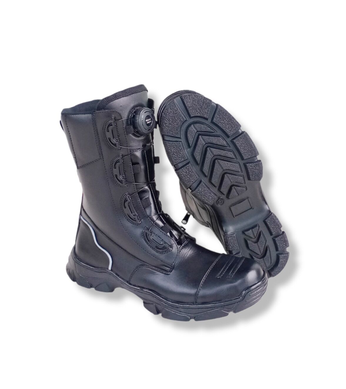 SEPATU PDL DAMKAR TALI PUTAR UJUNG BESI SEPATU PEMADAM KEBAKARAN ...