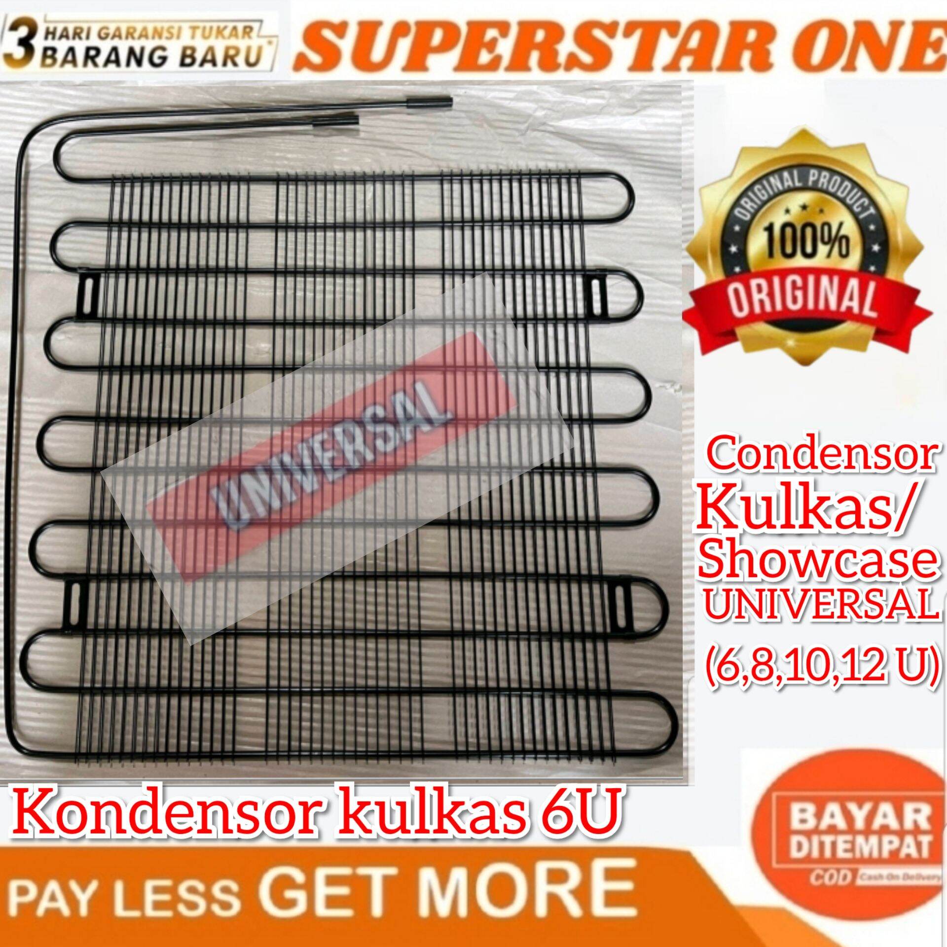 KONDENSOR KULKAS 6U UNIVERSAL/6U CONDENSOR SHOWCASE UNIVERSAL | Lazada ...