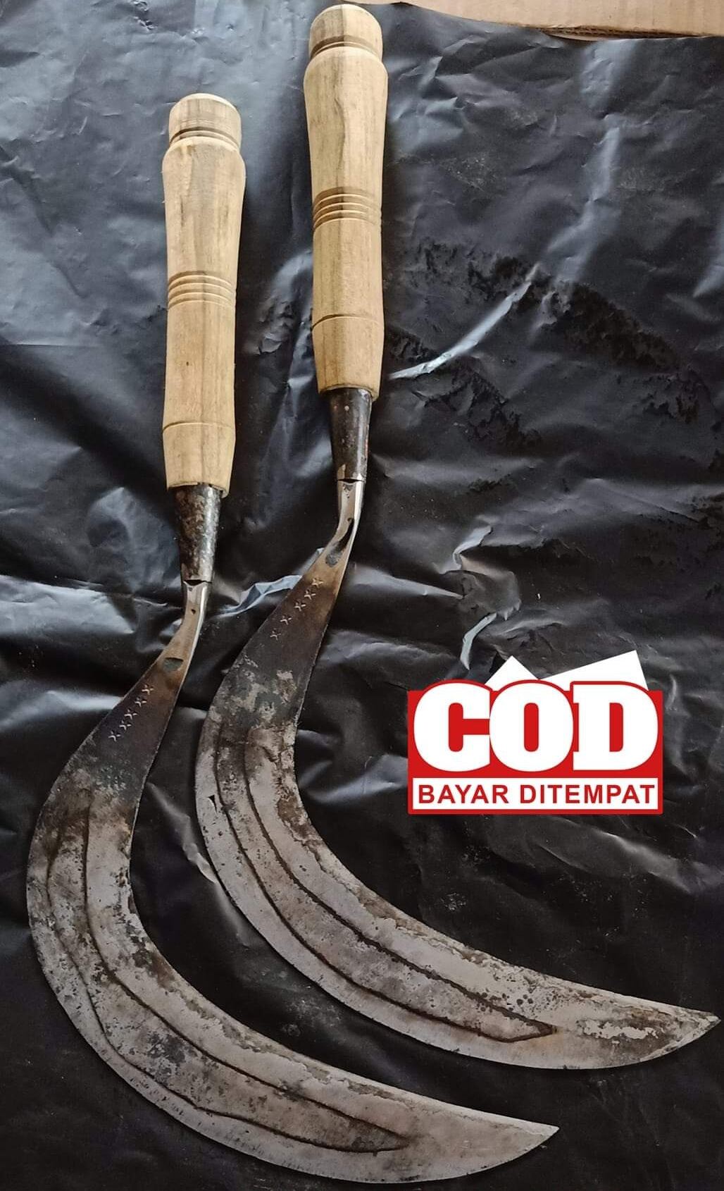 sabit buat rumput dan padi. baja isen | Lazada Indonesia