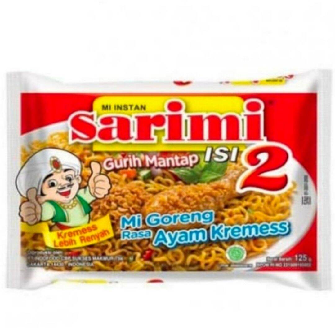 Sarimi Goreng Isi 2 Rasa Ayam Kremes 125 gram | Lazada Indonesia