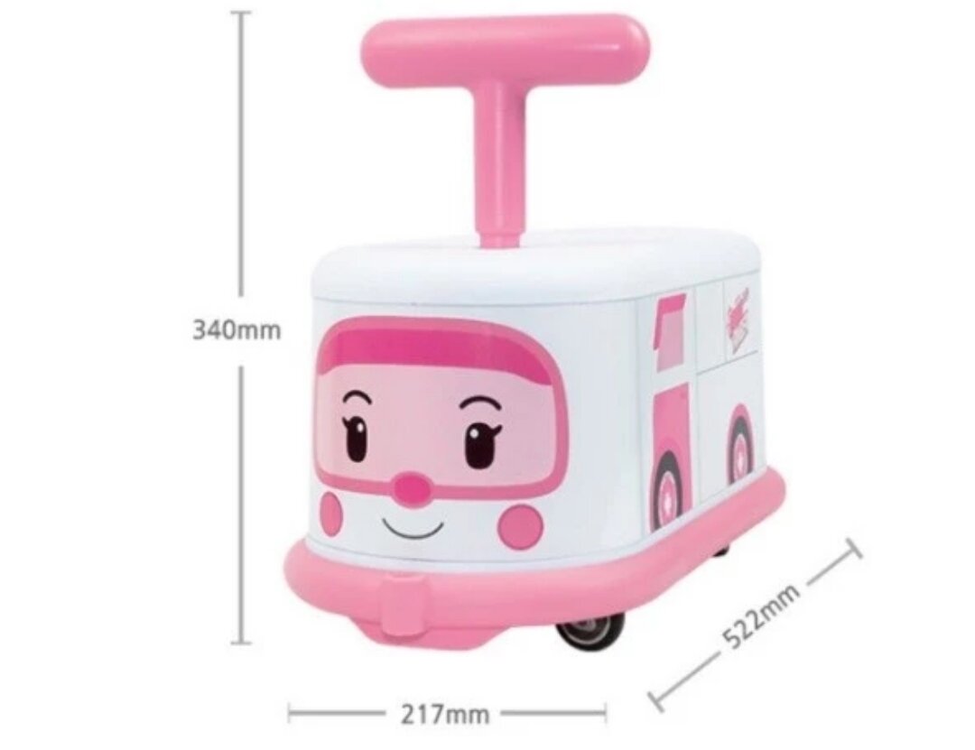 Mainan Anak Gowes Ride On Anak Robocar Poli Amber Roy Tayo Ride On ...