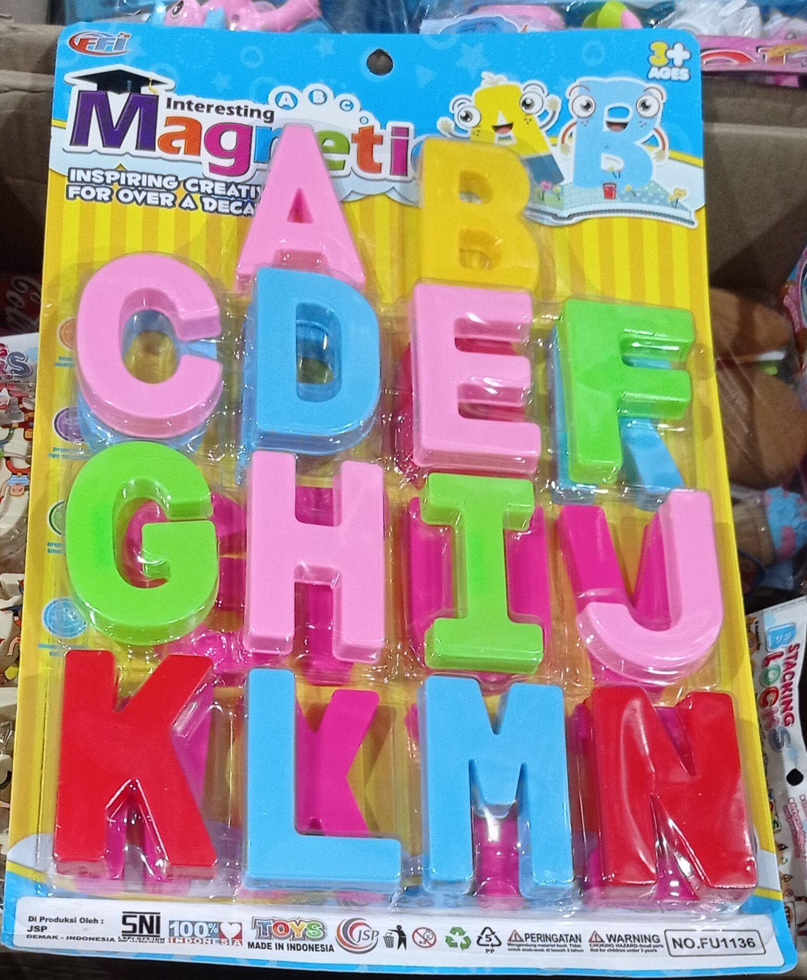 Huruf magnet mejig huruf besar1lembar | Lazada Indonesia