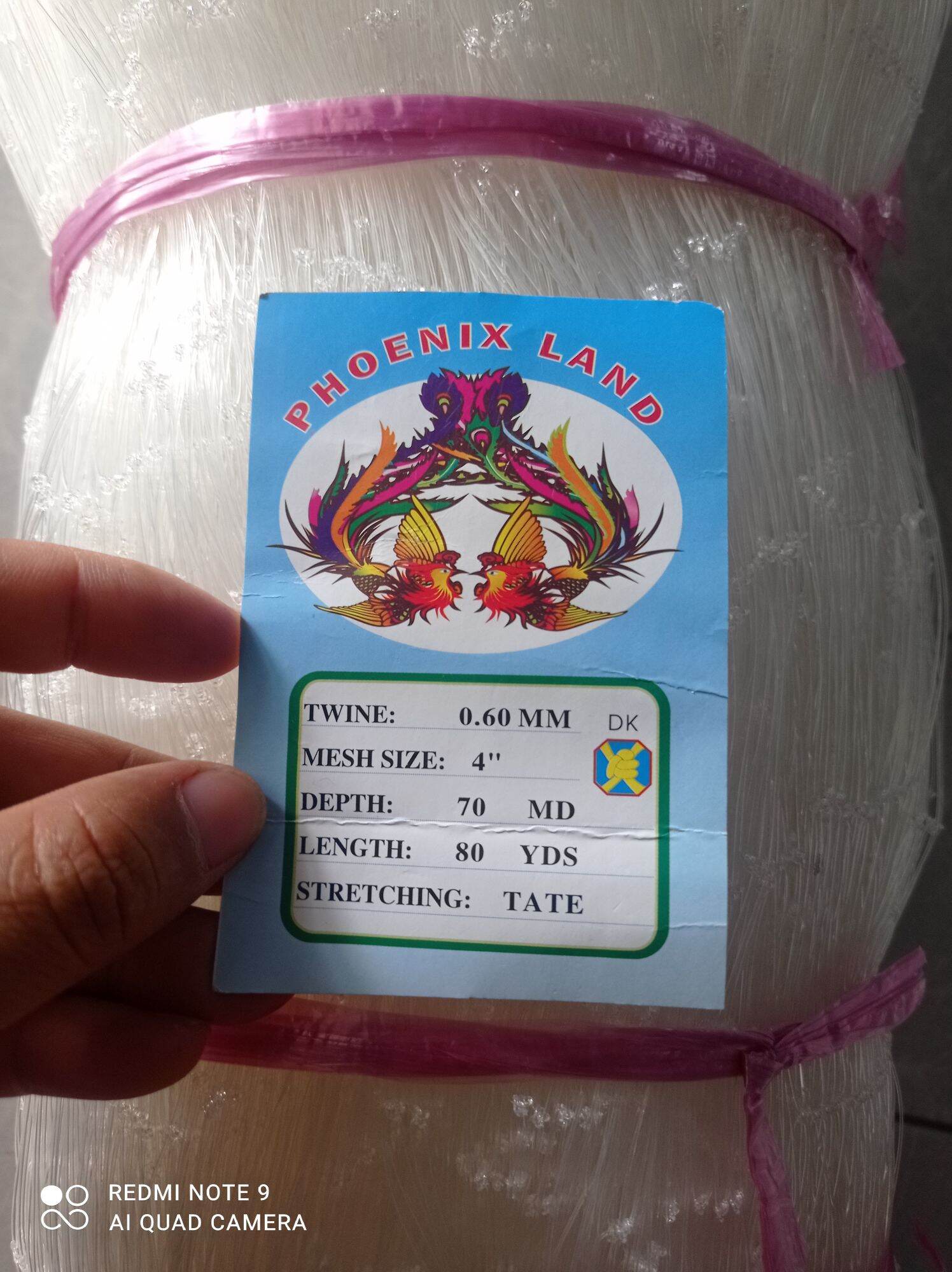 Jaring Ikan besar 0.60 4 inchi 70md/80yds tate pukat ikan jaring ikan ...
