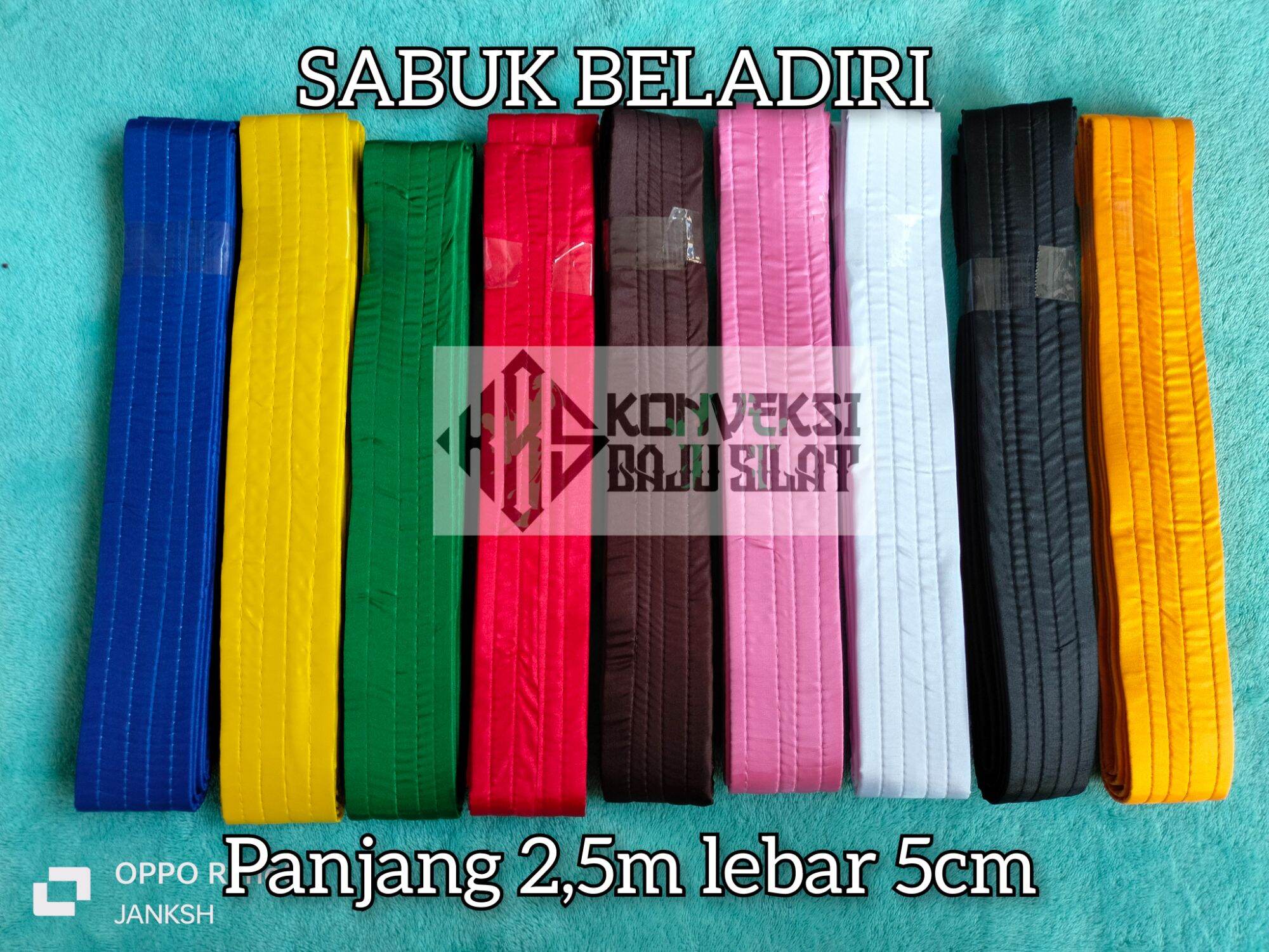 SABUK PENCAK SILAT/ SABUK KARATE / SABUK TAEKWONDO / SABUK BELADIRI ...