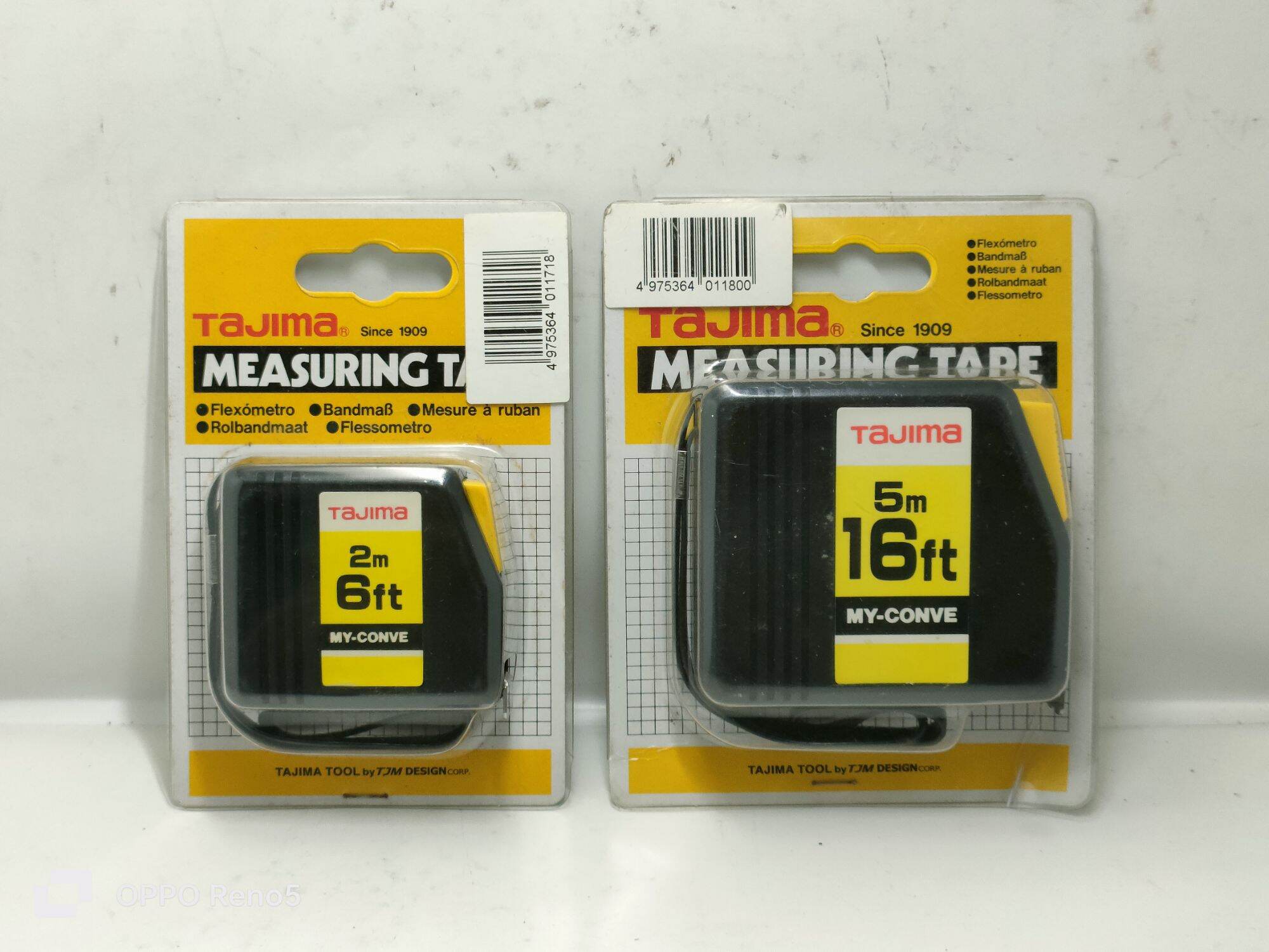 Meteran Tajima MEASURING TAPE 2m (6ft) 3m(10ft) 3,5mm 5m (16ft ...