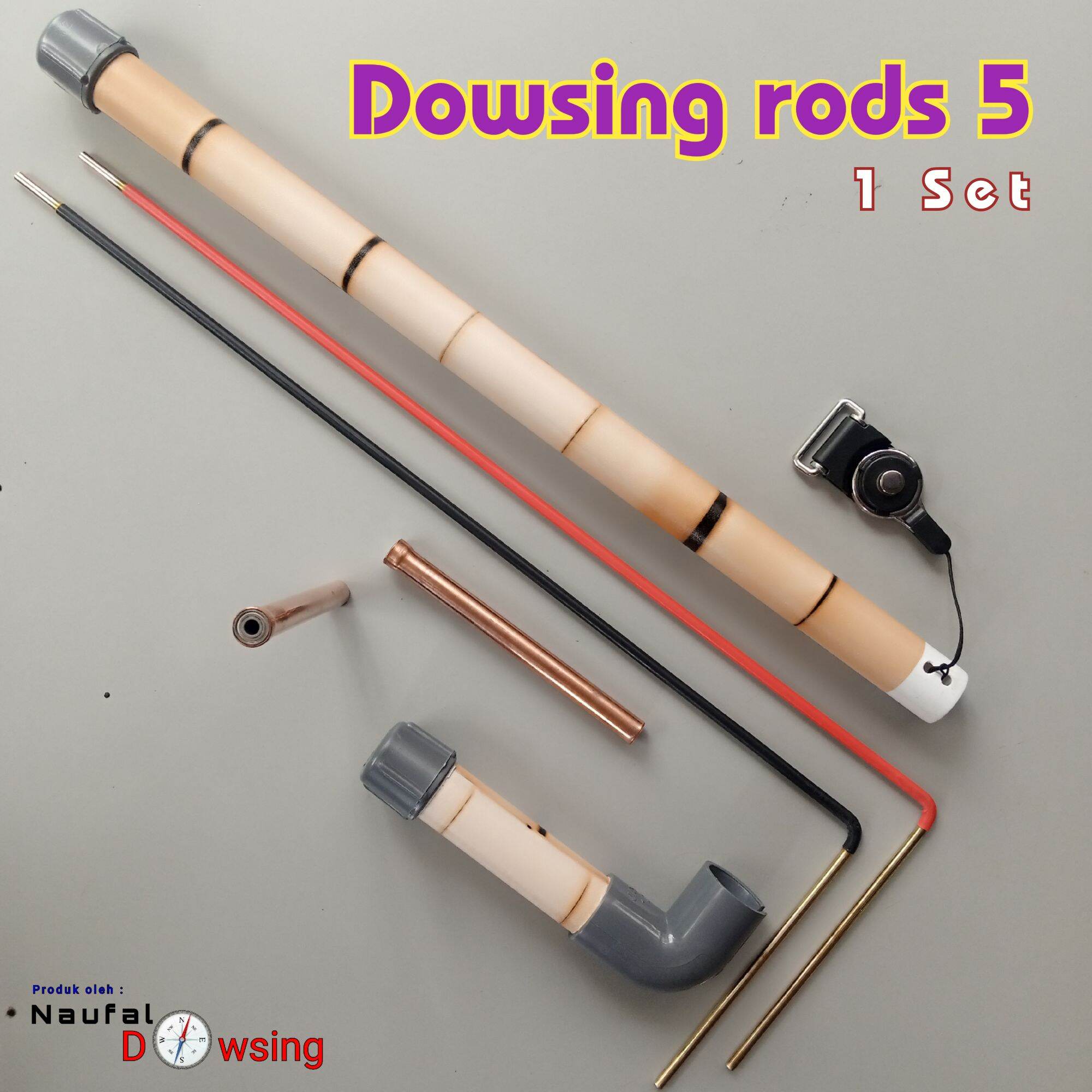 Dowsing rods 5 (1set), alat pindai energi scalar, alat deteksi logam ...