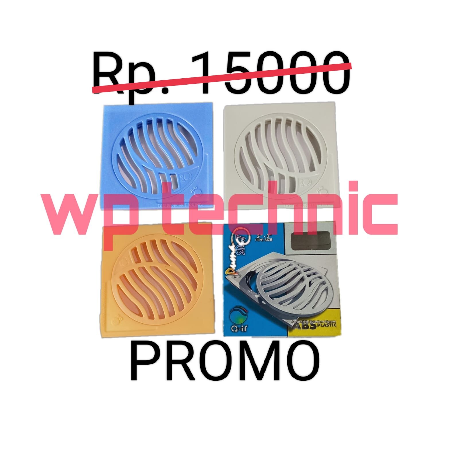 Saringan Got Tebal Plastik PVC Kamar Mandi Toilet Anti Tikus Kecoa Bau ...