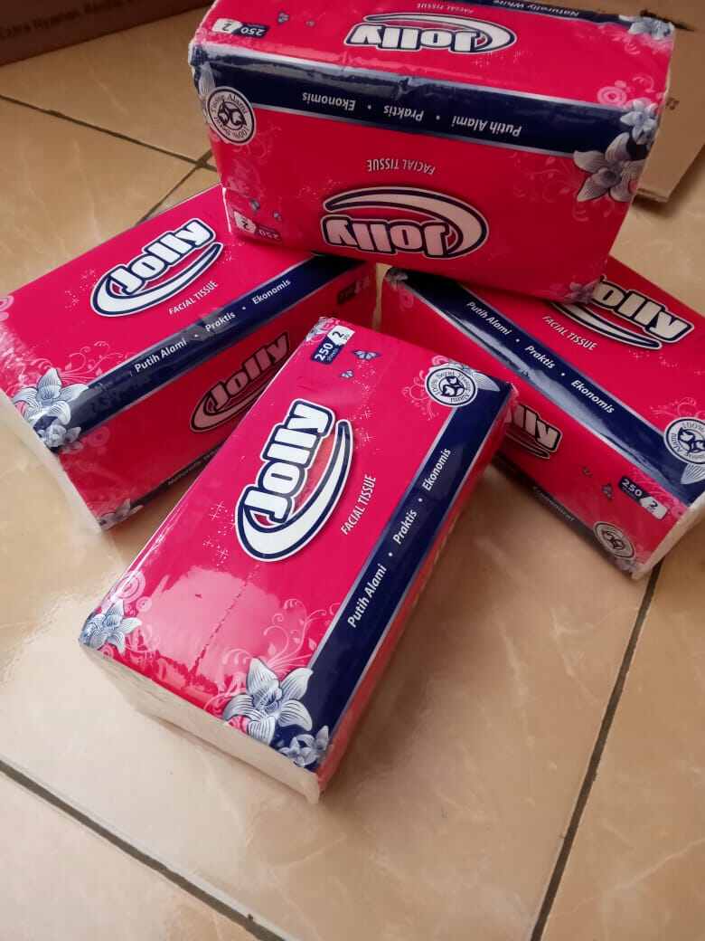 Tissue Jolly 1 Pack Isi 250 Shetts 2 Ply | Lazada Indonesia