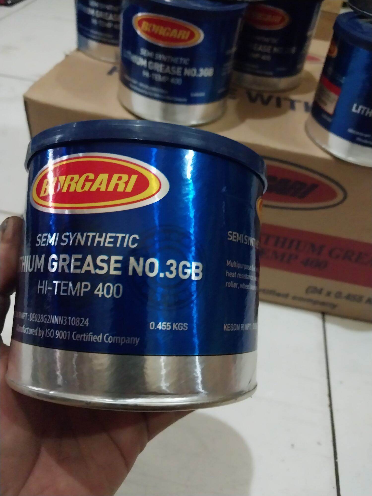 GREASE/GEMUK/STEMPET BURGARI LITHIUM SEMI SYNTHETIC 0,455G HI-TEMP400 ...