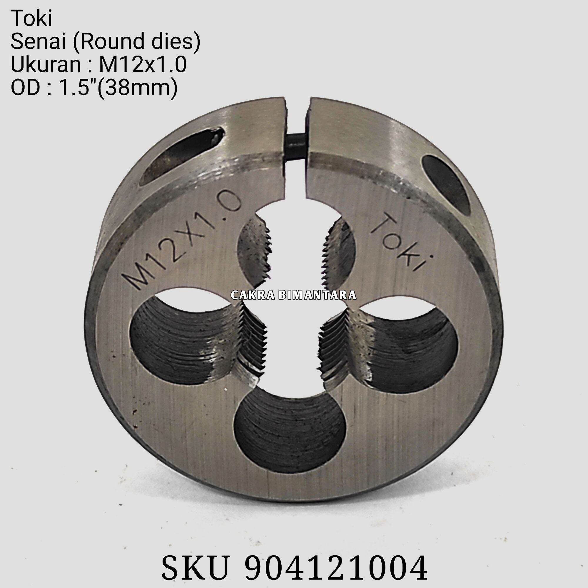 Senai M12x1.0 Round dies m12x1 senay snai snay pembuat as baut m12 x 1 | Lazada Indonesia