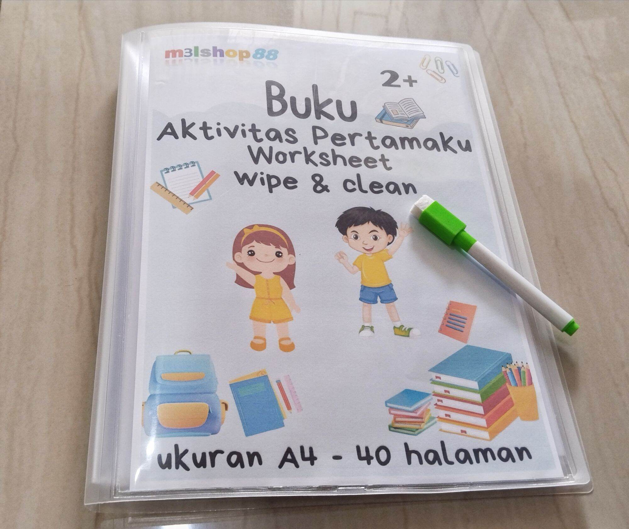 worksheet buku aktivitas pertama ku 2+ | Lazada Indonesia
