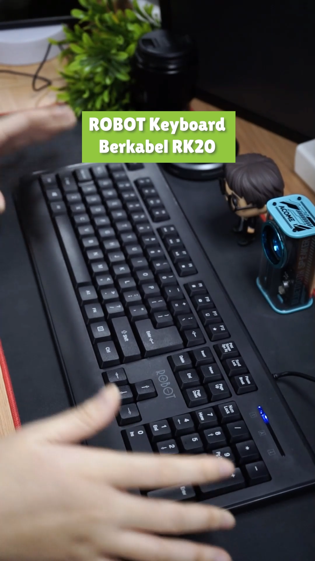ROBOT Keyboard Berkabel / Portable Mini Office Wired Keyboard RK20 ...