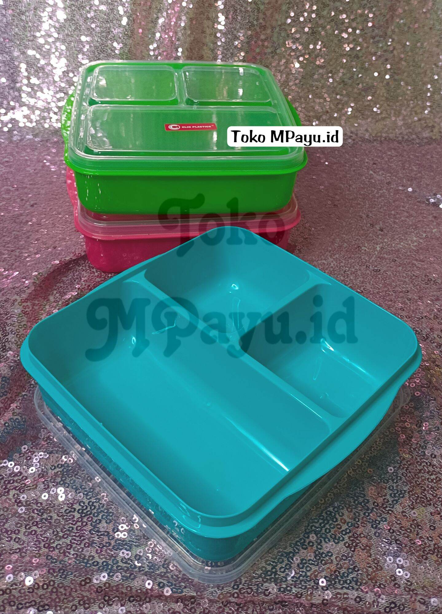 Lunch Box Nara Tempat Makan Sekat 3 | Lazada Indonesia