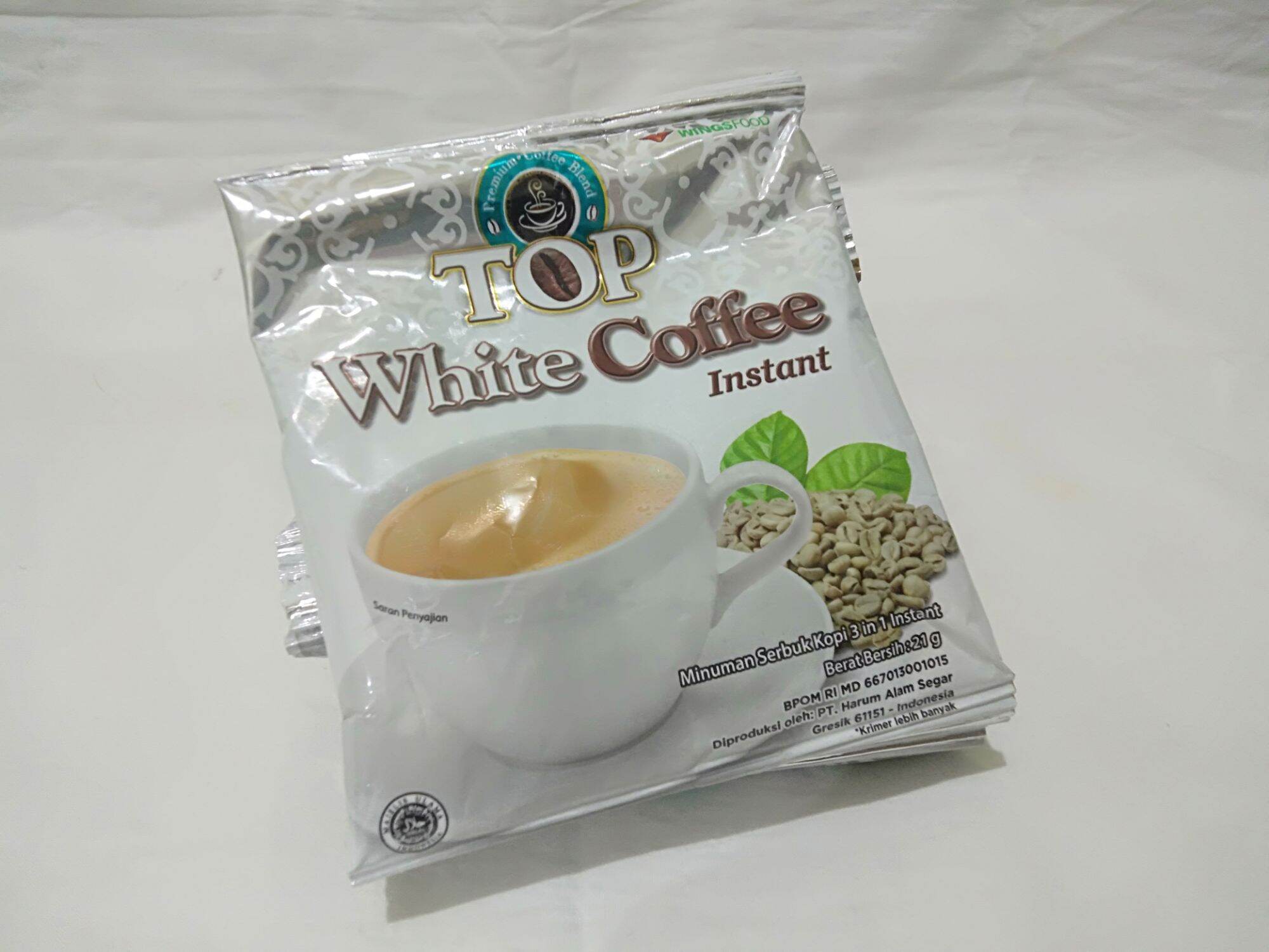 Top white coffee 1 renceng isi 12 pcs | Lazada Indonesia